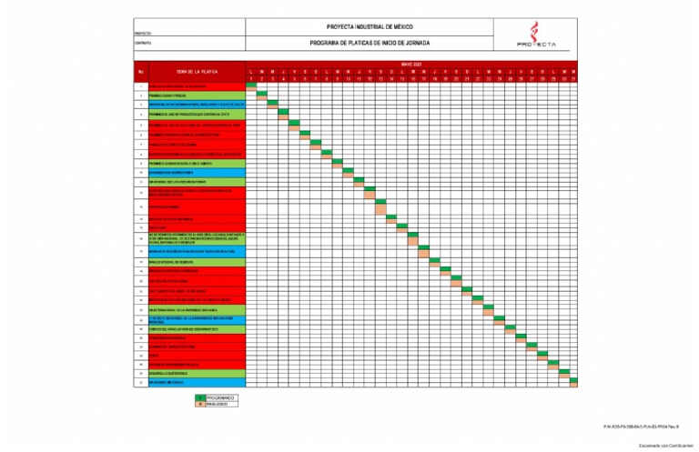 Programa de Platicas Mayo 2023 | PDF