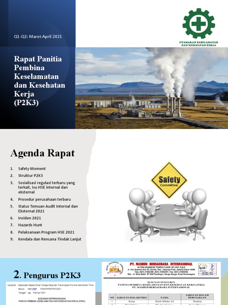 Q1 & Q2 Materi Presentari Rapat P2K3 Shorebase | PDF