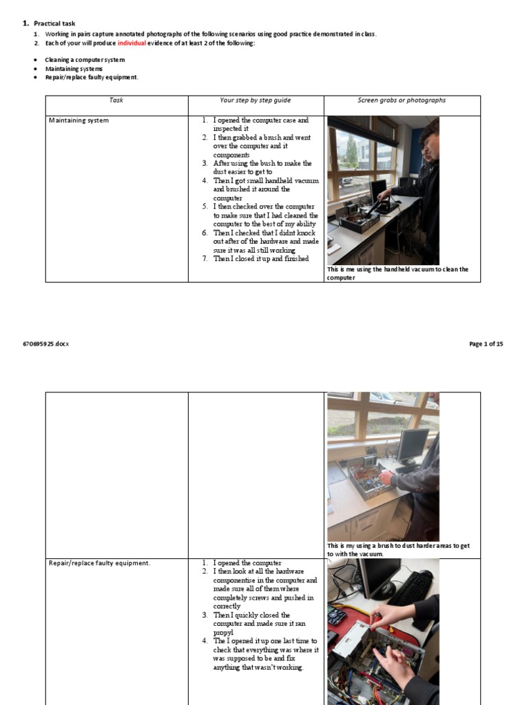 it - unit 14 - test plan template | PDF | Computer Hardware | Solid ...