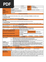 KSSM English Lesson Plan For Form 2 (Sample) | PDF | Lesson Plan ...