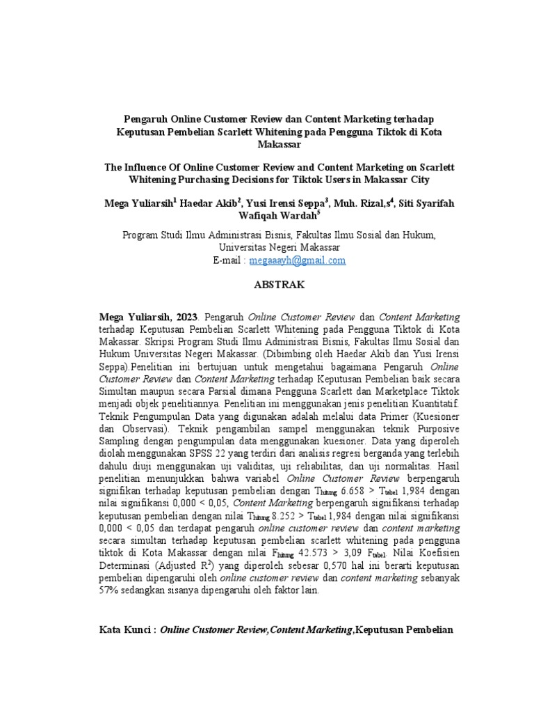 Jurnal Skripsi Mega | PDF