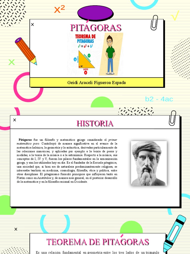 Teorema de Pitagoras | PDF | Matemáticas | Geometría Elemental