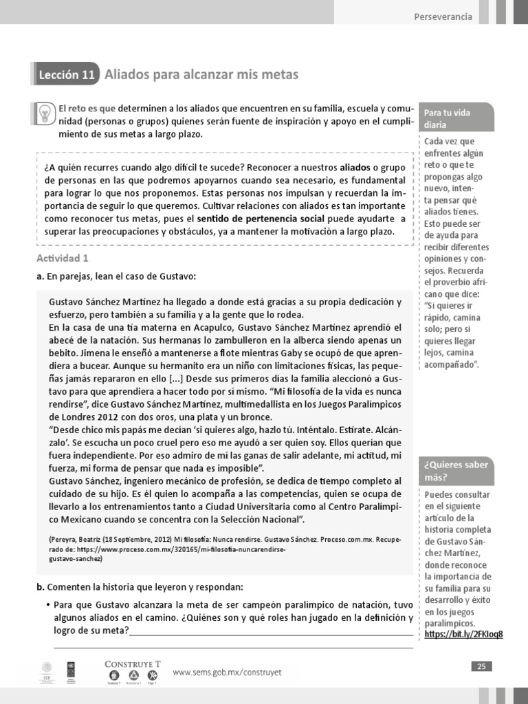 Lección 11 Construye T | PDF