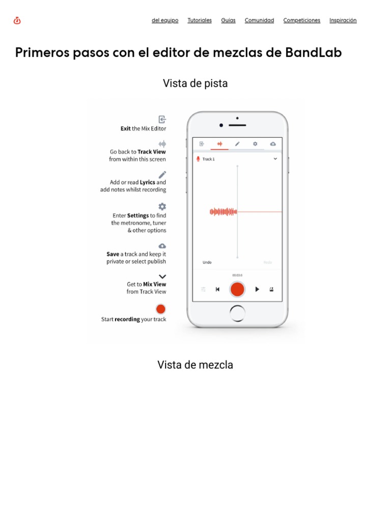 Primeros Pasos Con BandLab Mix Editor - BandLab Blog | PDF | Multimedia ...