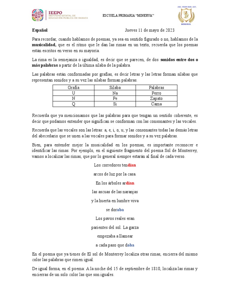 Español Jueves 11 de Mayo de 2023 | PDF | Gases | Líquidos