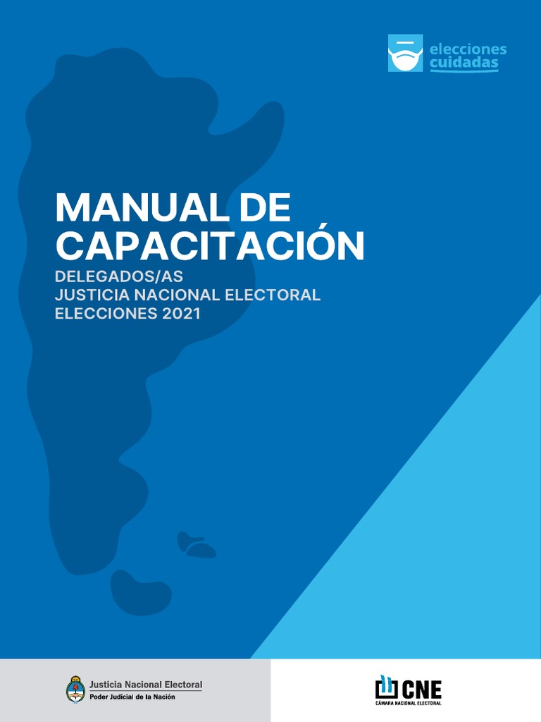 Manual Delegados Cne 2021 | PDF | Votación | Elecciones