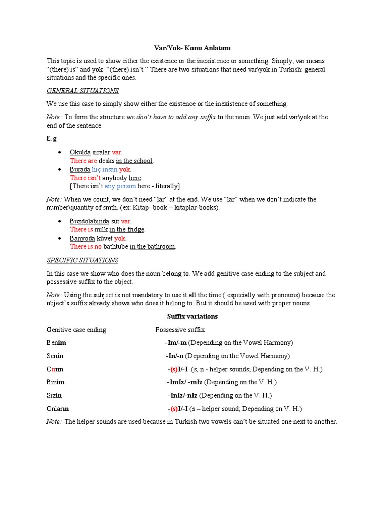 Var Yok | PDF