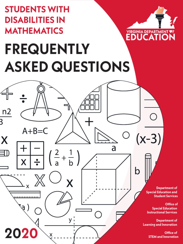 Students With Disabilities in Mathematics Frequently Asked Questions ...