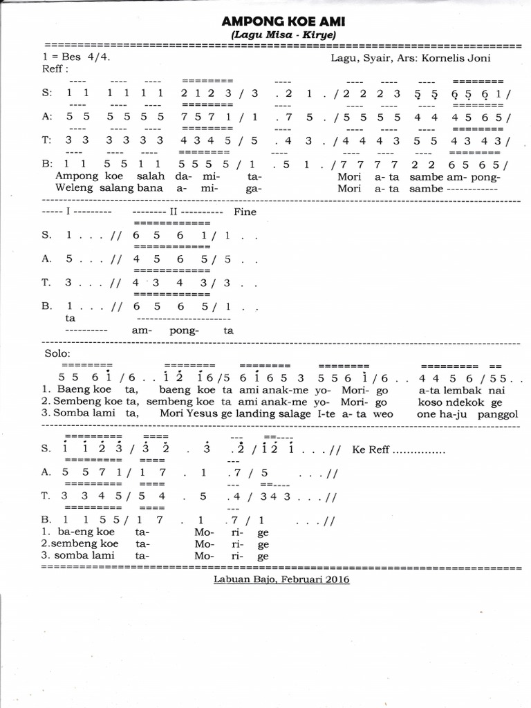 Kyrye - Ampong Koe Ami | PDF