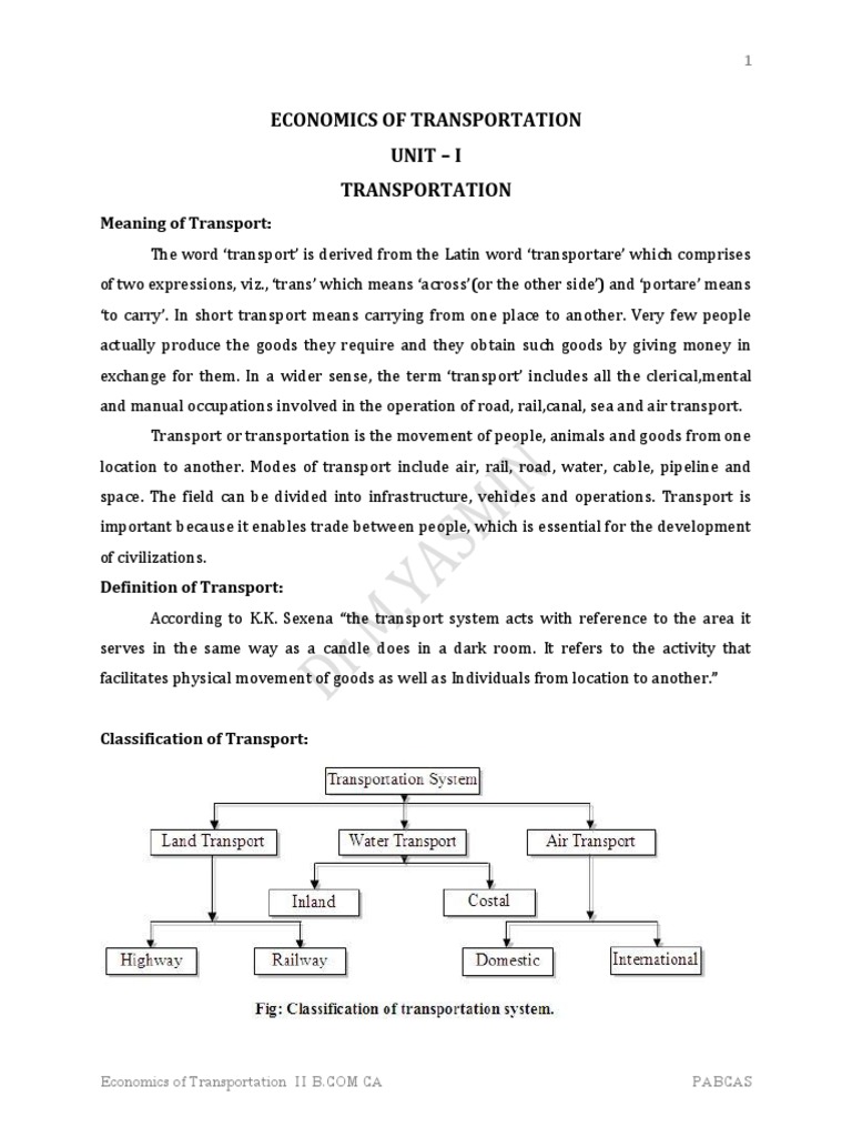 Overview of Transportation in India | PDF | Transport | Rail Transport