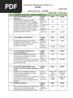 CWC CFS Tariff Structure Overview | PDF | Cargo | Containerization