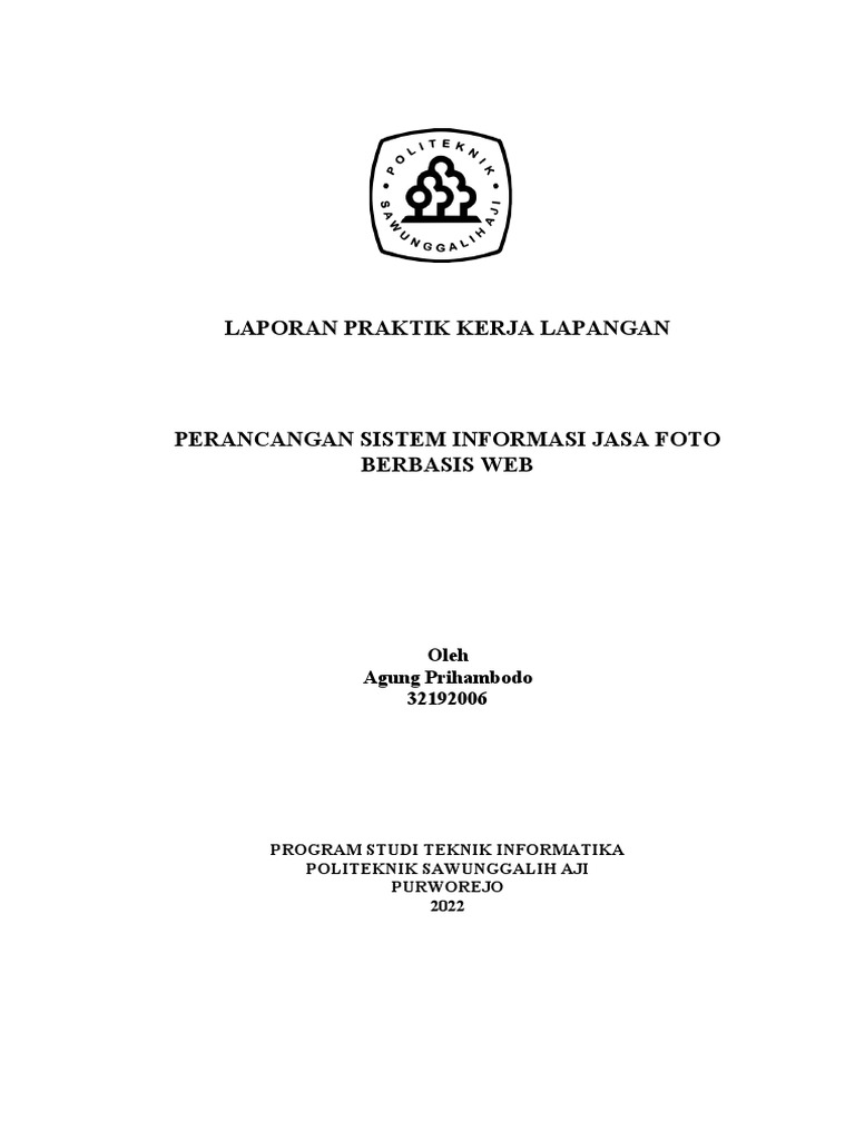Agung Prihambodo 32192006 PKL | PDF
