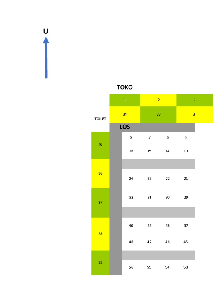Gambar Denah Pasar Randu Pangger | PDF