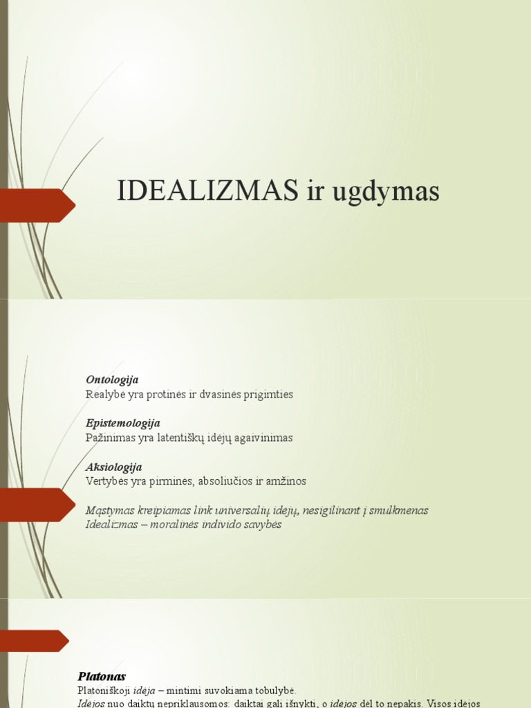 Ugdymo Filosofija VP | PDF