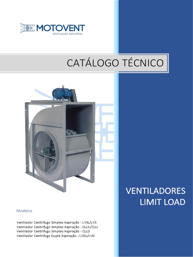 Ventiladores Limit Load | PDF | Materiais | Química