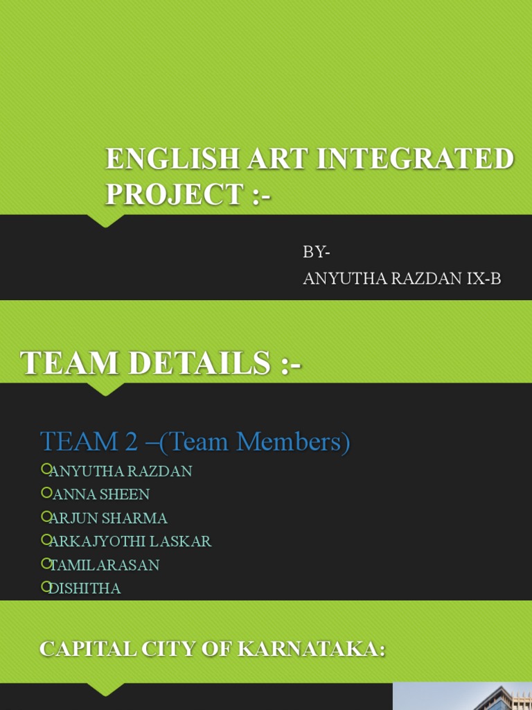 English Art Integrated Project | PDF