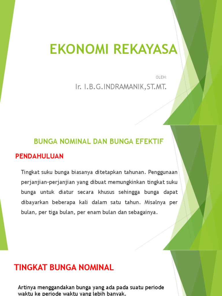 Bunga Nominal vs Bunga Efektif | PDF