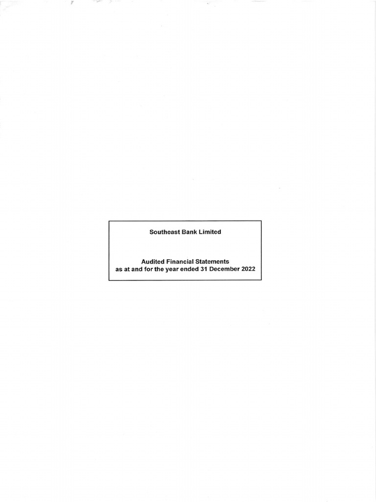 SEBL Financial Statements As On 31 December 2022 | PDF | Business