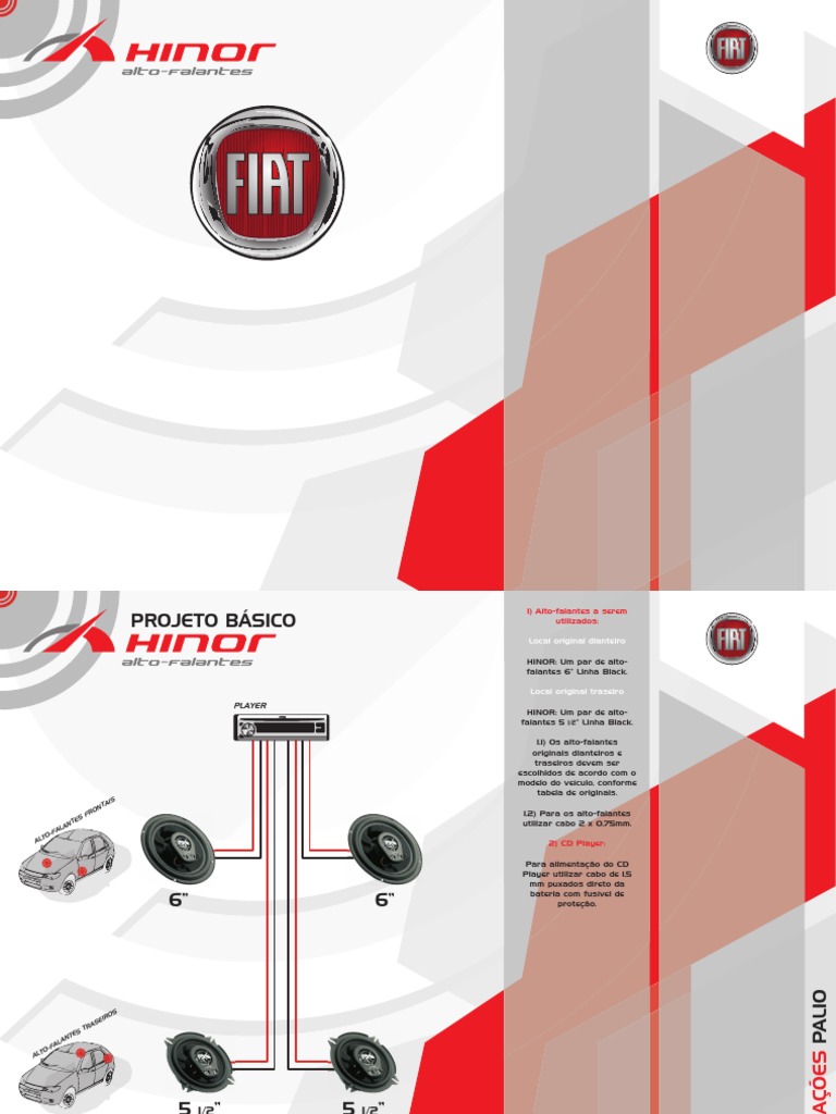 Projeto Fiat | PDF | Tecnologia de som | Engenharia Elétrica