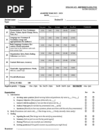 Fashion Show Rubric | PDF