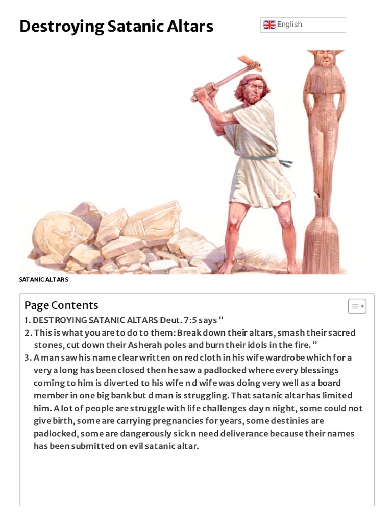 Destroying Satanic Altars Guide | PDF | Altar | Demons