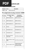 Siemens MS43 Pinout Overview | PDF | Throttle | Fuel Injection
