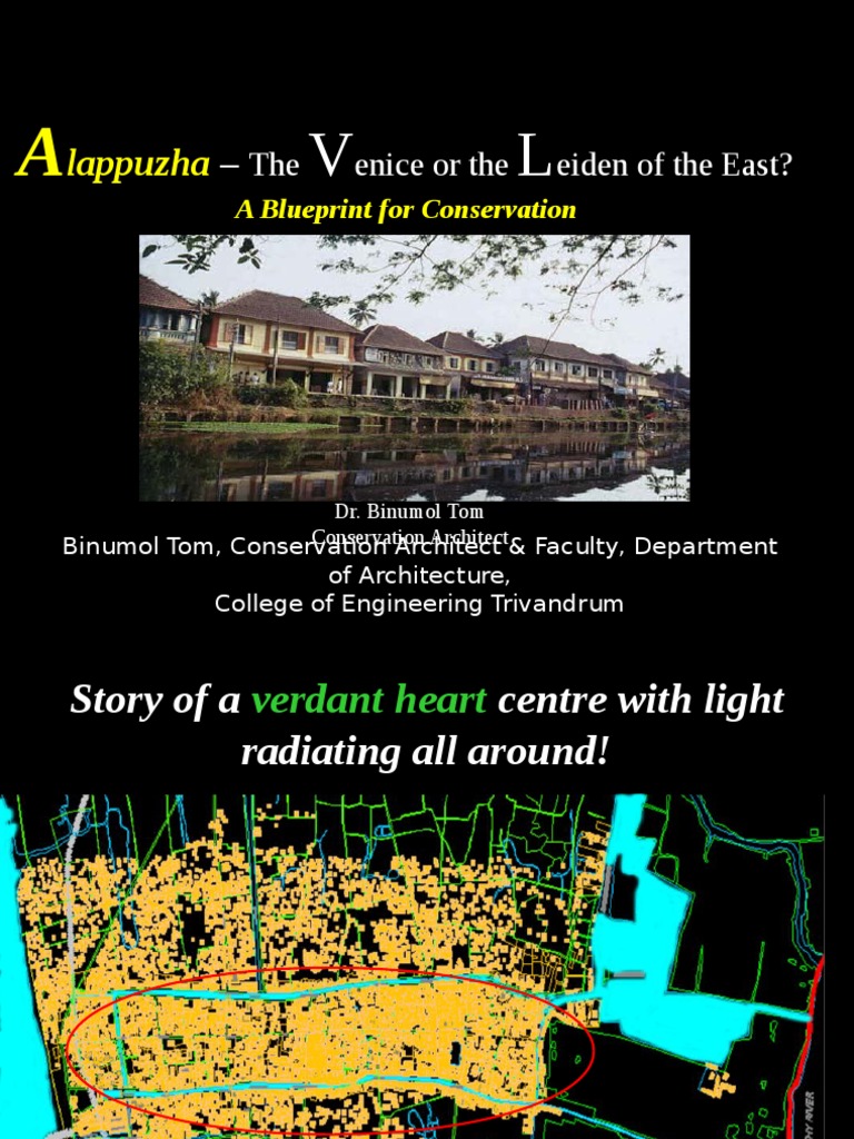 A Blueprint For Conserving The Historic Canal Precinct of Alappuzha ...