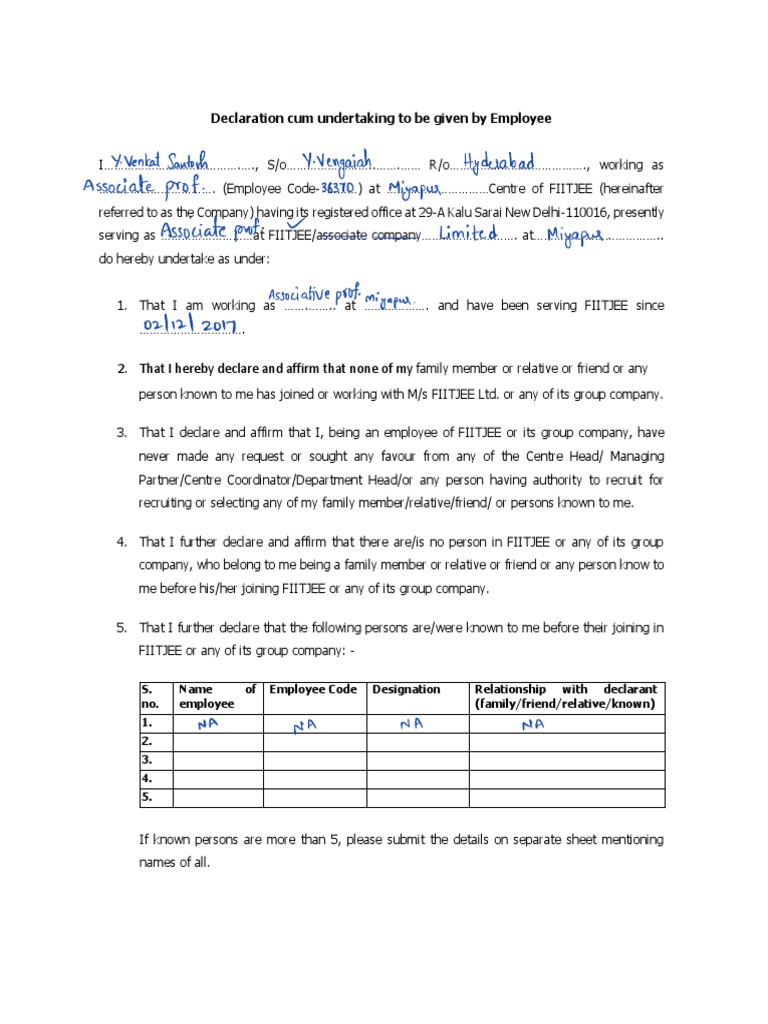 Declaration_Letter | PDF