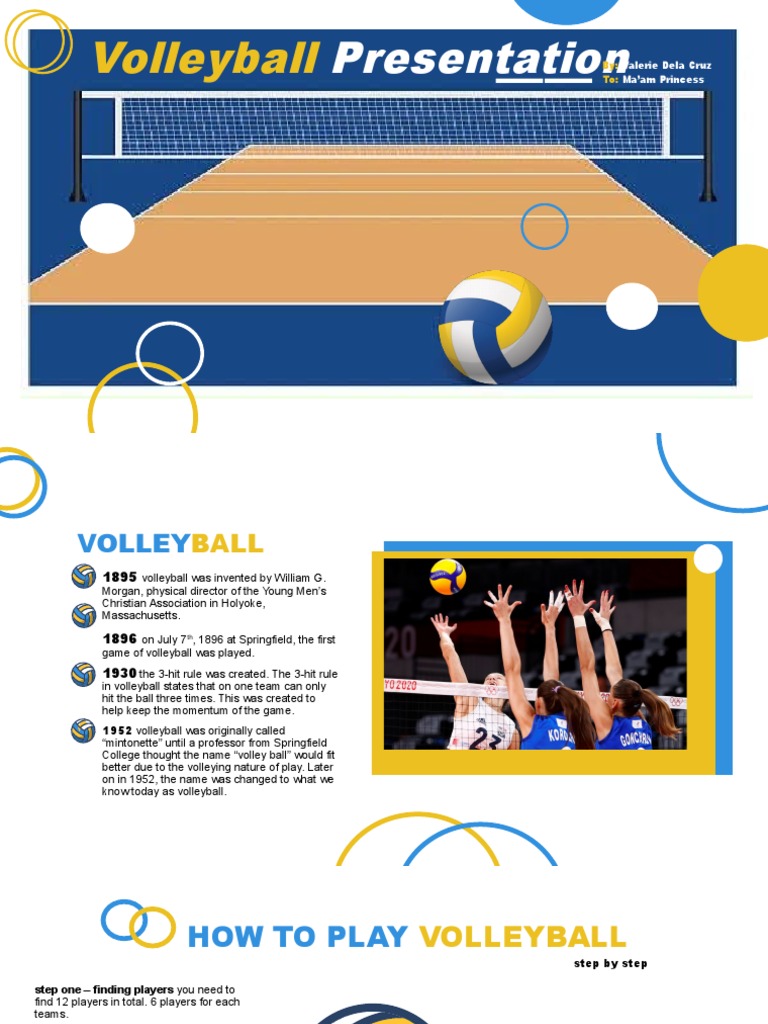 Volleyball Presentation | PDF | Volleyball | Athletic Sports