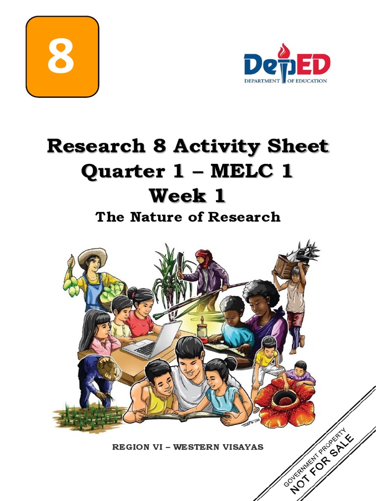 Ste Research-8 Q1 Melc-1 Week-1 | PDF | Science | Learning