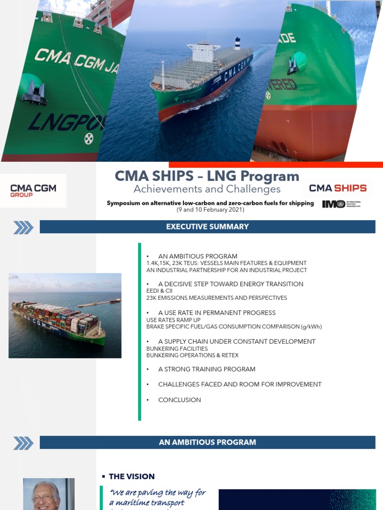 Block 1.1 - Xavier Leclercq - CMA SHIPS Operating LNG-fuelled ...