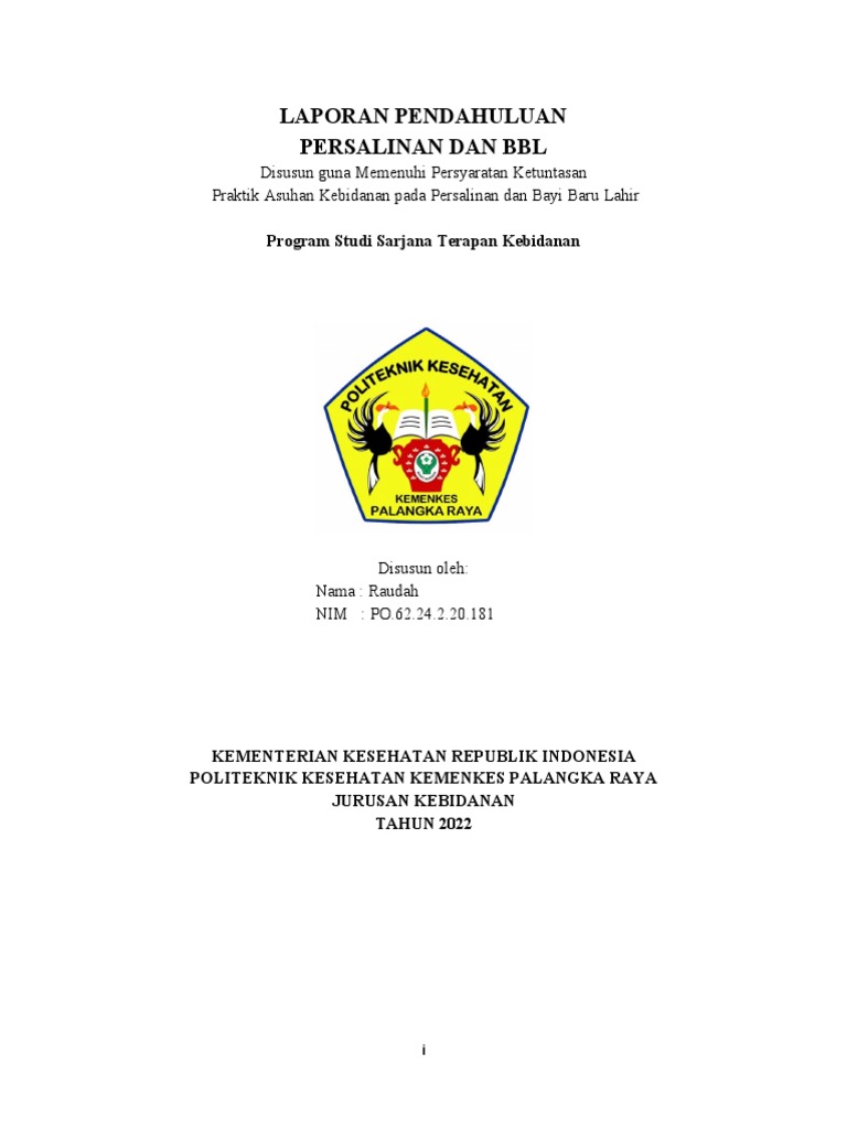 LP Askeb Persalinan Dan BBL Raudah | PDF