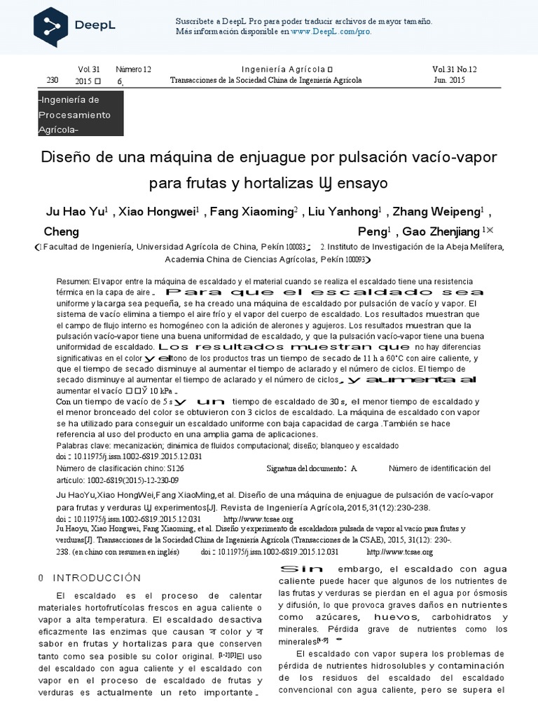 Ju Hao Yu Xiao Hong Wei Fang Xiao Ming L Es | PDF | Vapor | Bomba