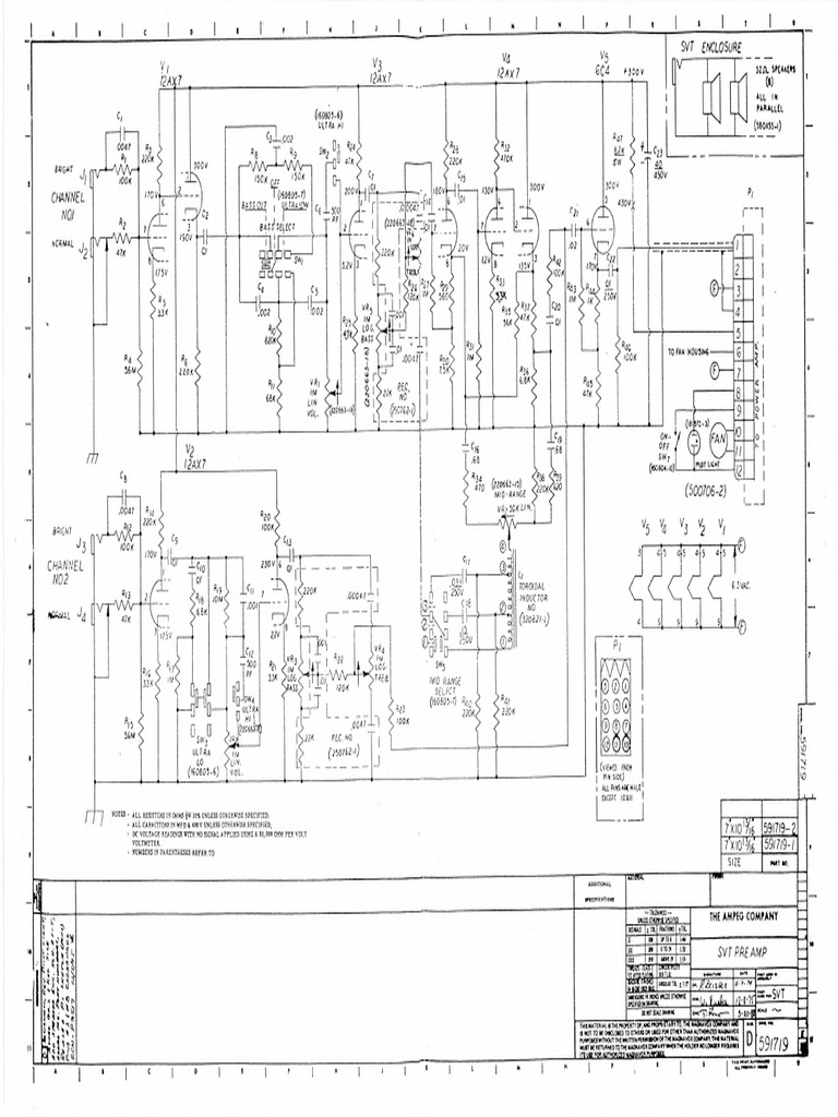 SVT 1971 6550 Schematics | PDF