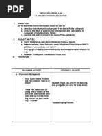 Grade 6 Folk Dance Lesson Plan | PDF | Teachers | Dances