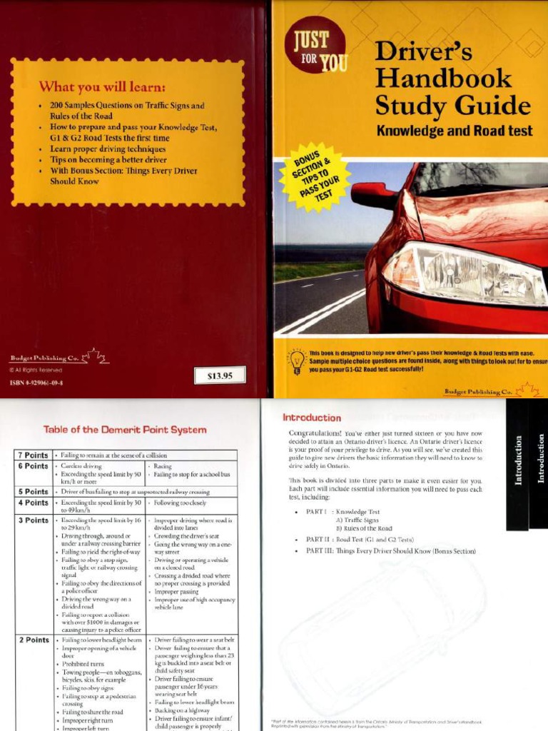 Drivers Handbook Ontario 2022 | PDF