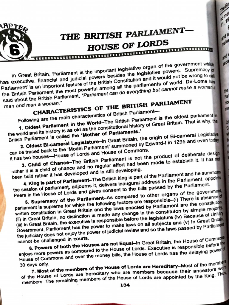 House of Lords | PDF