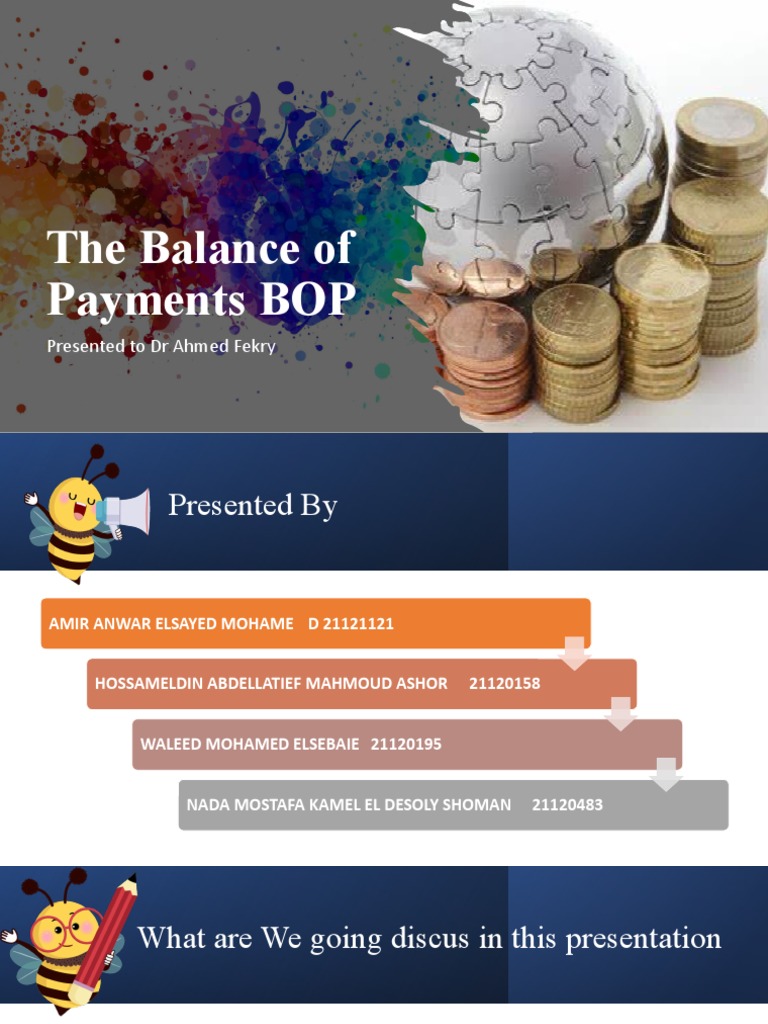 The Balance of Payments BOP | PDF