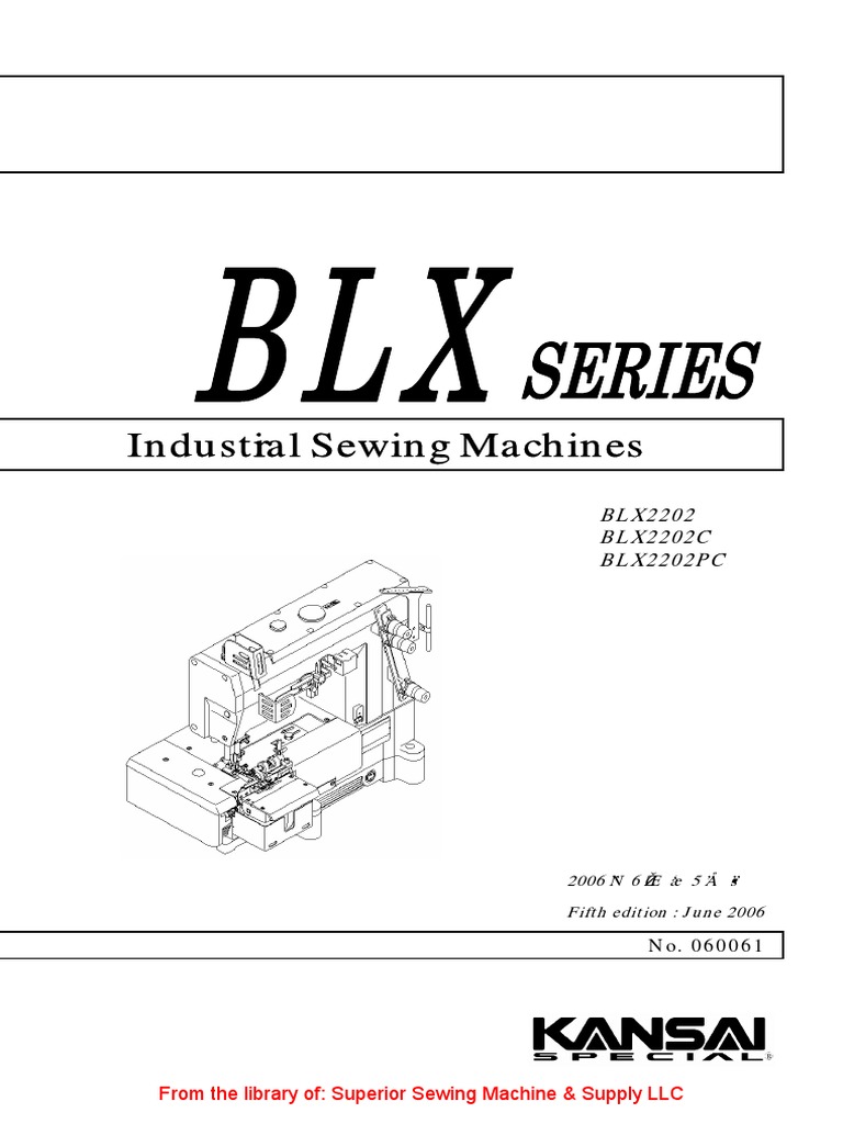 Kansai BLX Series | PDF | Equipment | Tools