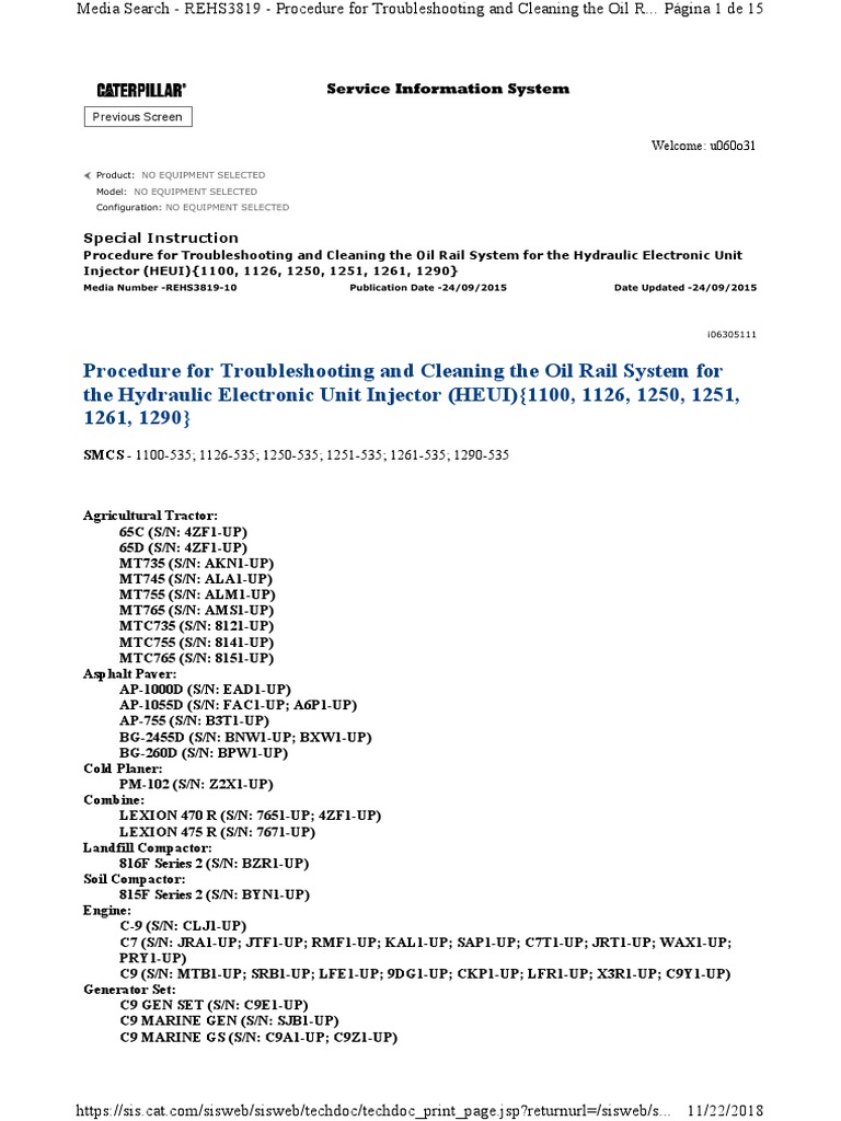 Special Instruction C7 - C9 | PDF