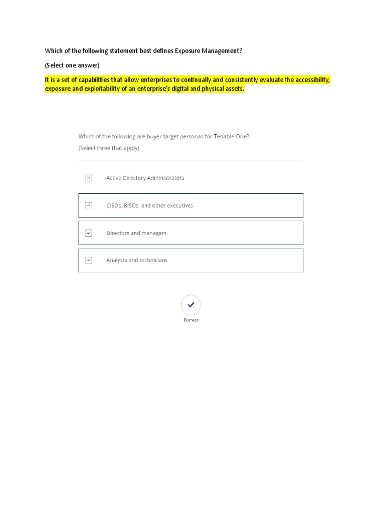Introduction to Tenable + Tenable One (Prerequisite) | PDF