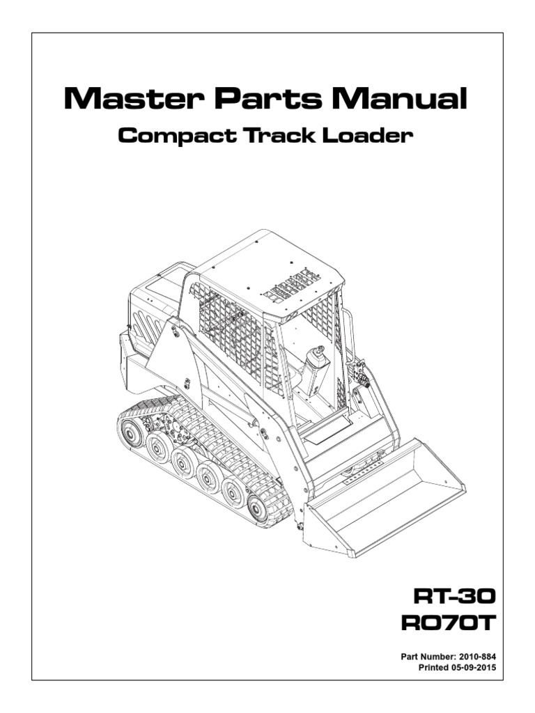R070T Parts Manual | PDF | Loader (Equipment) | Machines