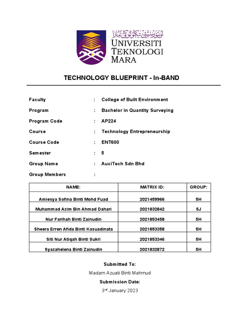 AuciTech Sdn Bhd Business Blueprint | PDF | Market Segmentation | Marketing