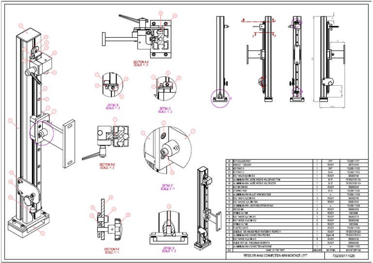 9.2 - 732300111026 - Fiessler Akas Connection Arm Montage Left - r01 | PDF