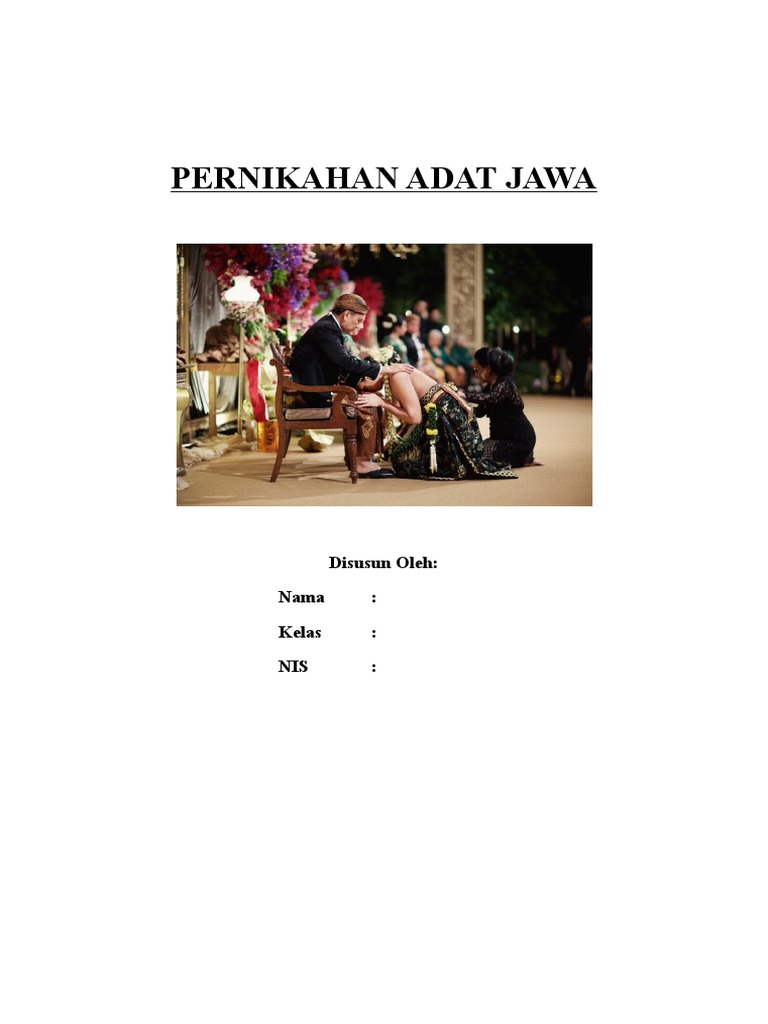 Rangkaian Pernikahan Adat Jawa | PDF | Memasak, Makanan, & Anggur ...