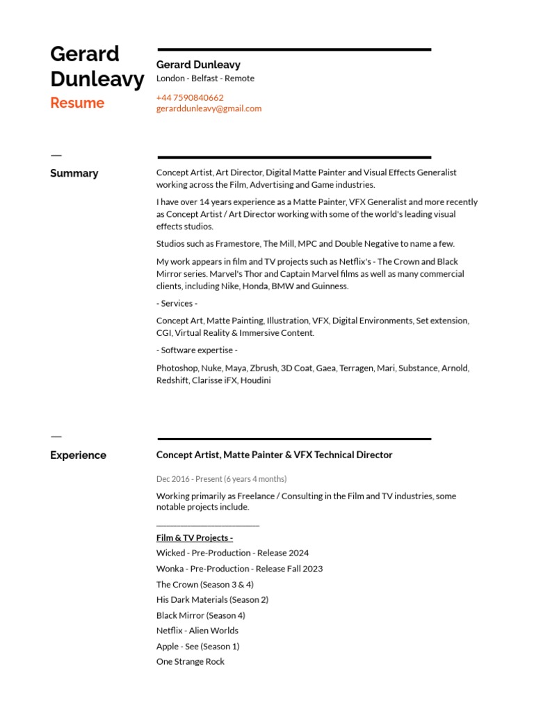 Copy of Original Swiss Template | PDF | Résumé