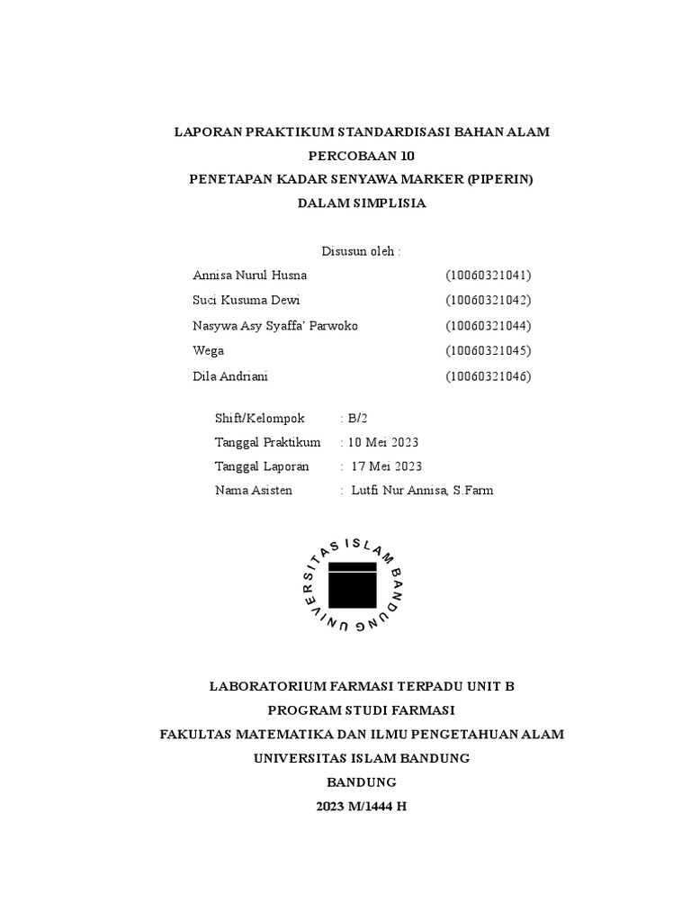 Laprak SBA Perc 10 | PDF