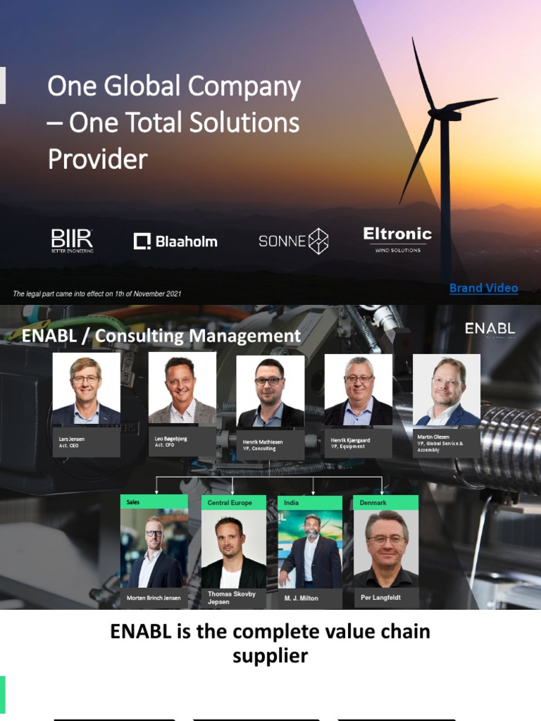 One Global Company_ENABL _Profiles | PDF | Engineering | Economies