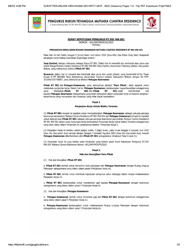 Kerjasama Security MCR 2022 PDF | PDF | Technology & Engineering