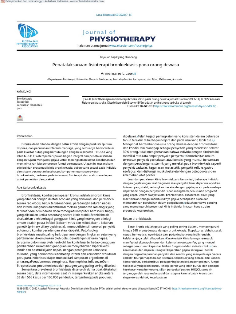 Case Study Bronchiectasis - En.id | PDF
